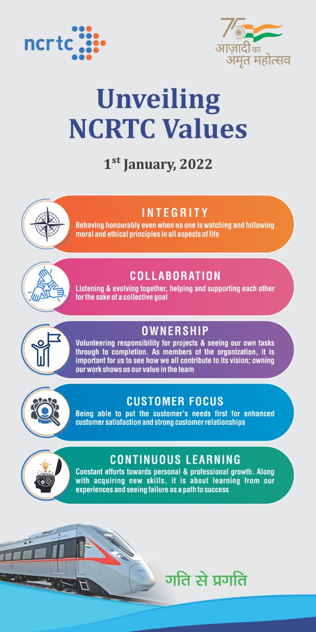 NCRTC | Our Values