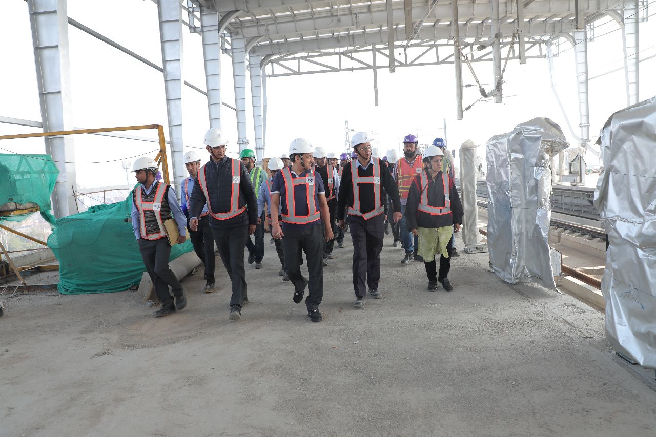 MD inspects Priority Section of RRTS corridor – NCRTC