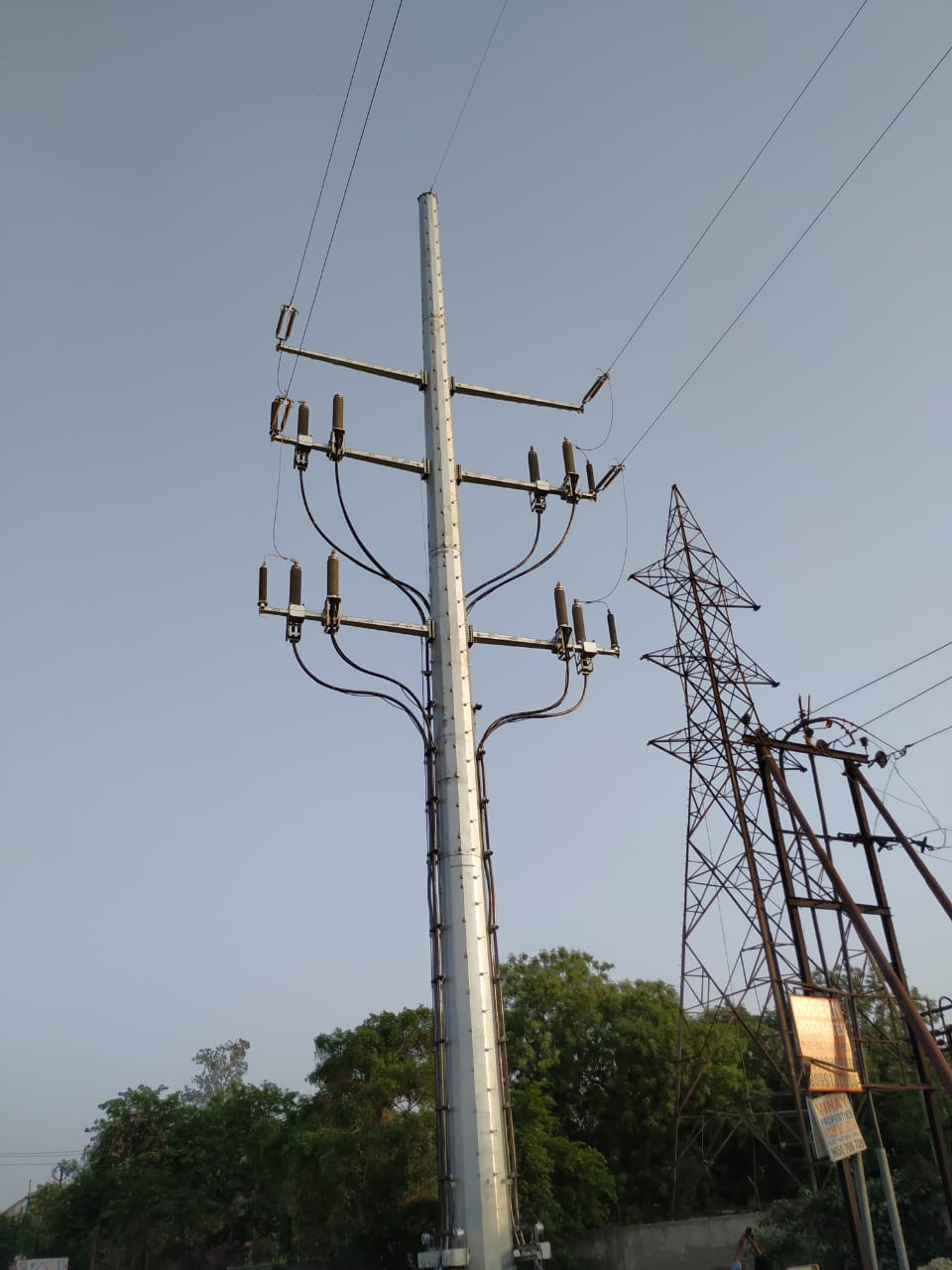 Shifting and modification work of 20th Electrical High Tension line – NCRTC