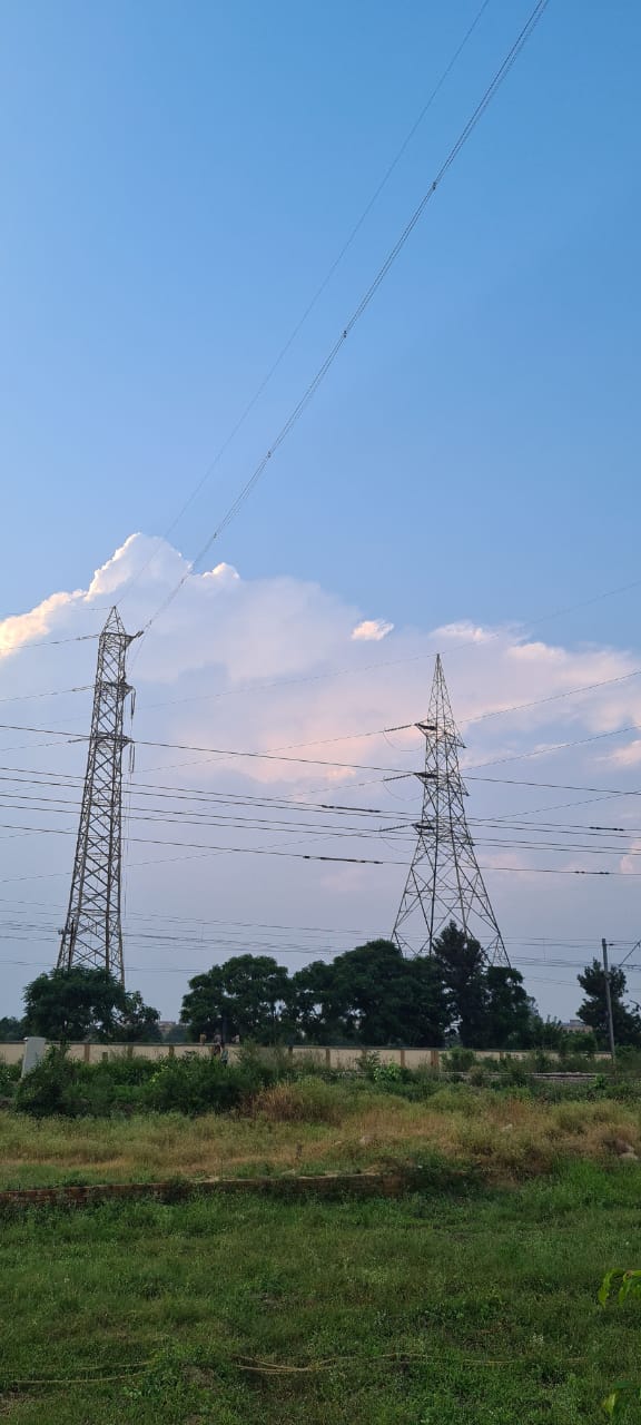 Shifting and modification work of UPPTCL Electrical High Tension Line ...