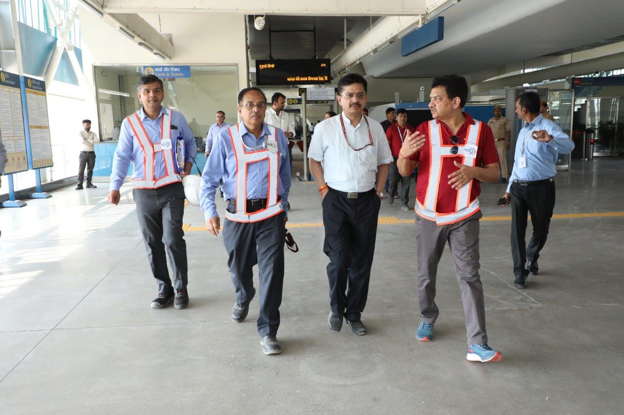 Visit of Member Traction & Rolling Stock, Railway Board – NCRTC