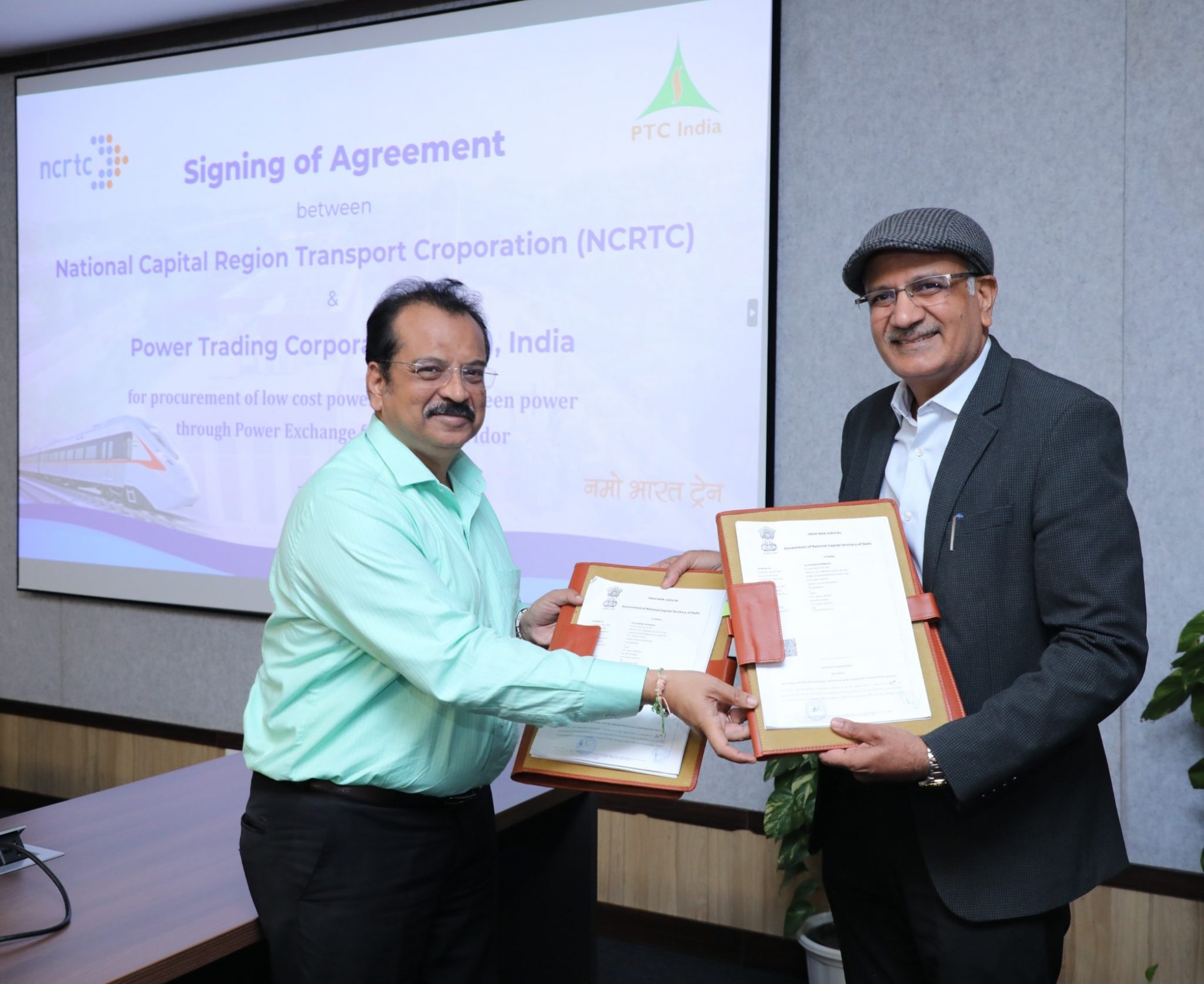 Agreement signed between NCRTC and PTC India – NCRTC
